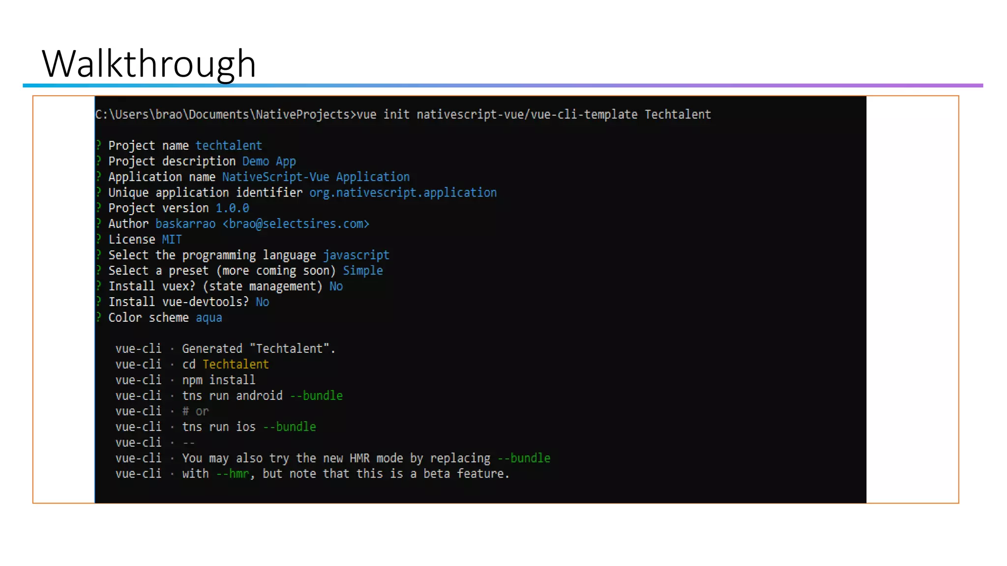 Native Script Overview | PPTX