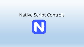 Native Script Overview | PPTX