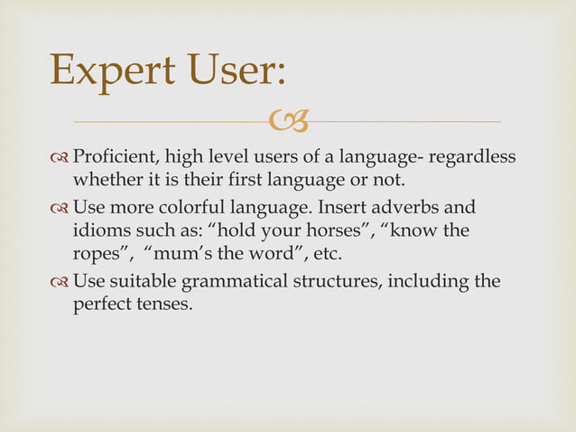 Native speaker | PPTX | Education