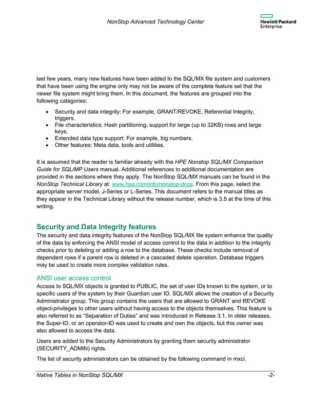 Native Tables In Nonstop Sql Database Pdf 1087