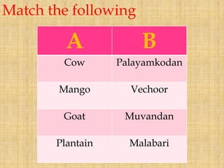Native varieties of plants and animals (ict enabled) | PPT | Free Download