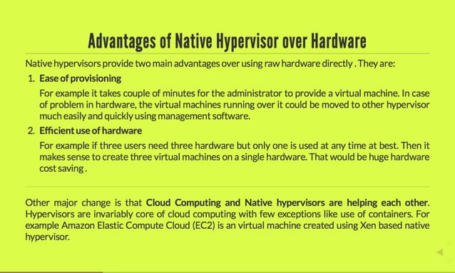 Era of Hardware Assisted Native Hypervisors (Virtual Machines) | PPT