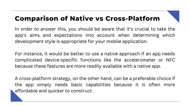 Native vs. Cross-Platform | PDF