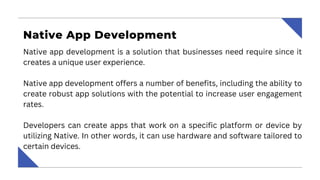 Native vs. Cross-Platform | PDF