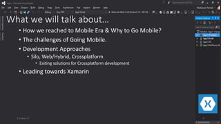Mobile App Development and Xamarin as a Complete Mobile Solution | PPT