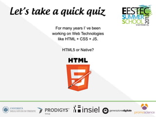 Native VS HTML5 | PPT