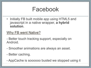 Native vs hybrid approach Mobile App Development | PPTX