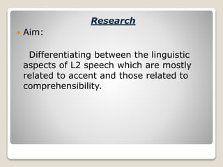 Native Vs Non-Native Accent | PPTX