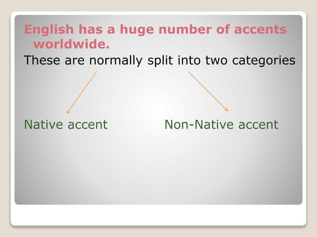 Native Vs Non-Native Accent | PPTX | Careers