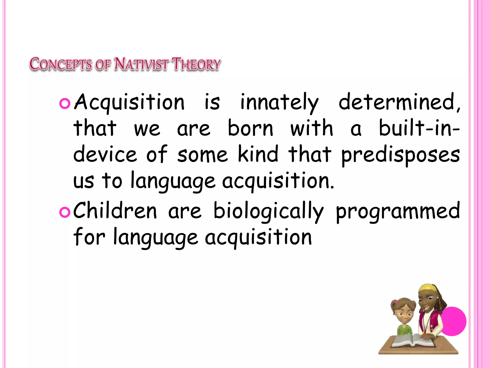 Nativist theory | PPTX