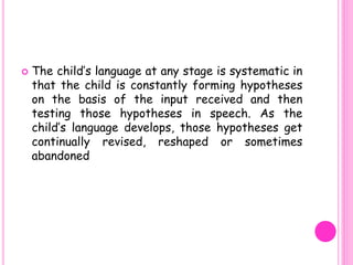 Nativist theory | PPTX