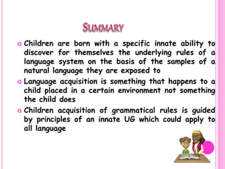 Nativist theory | PPTX