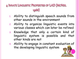 Nativist theory | PPTX