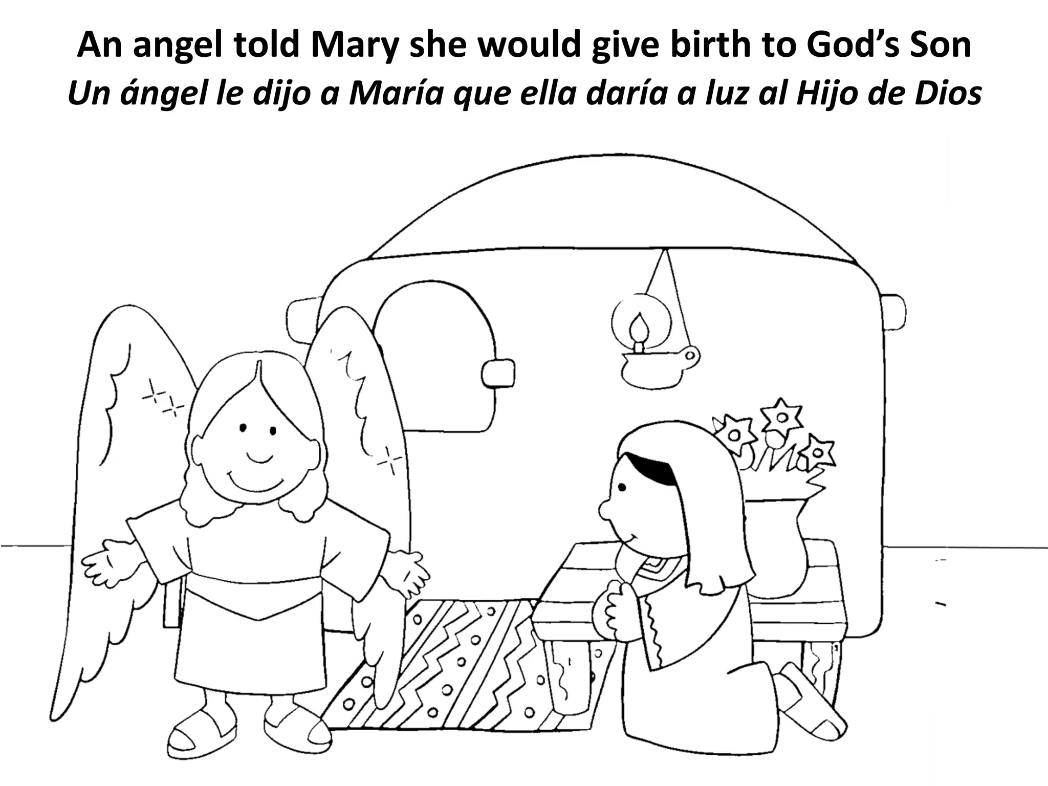 Nativity coloring pages little children - La Natividad: Páginas para ...