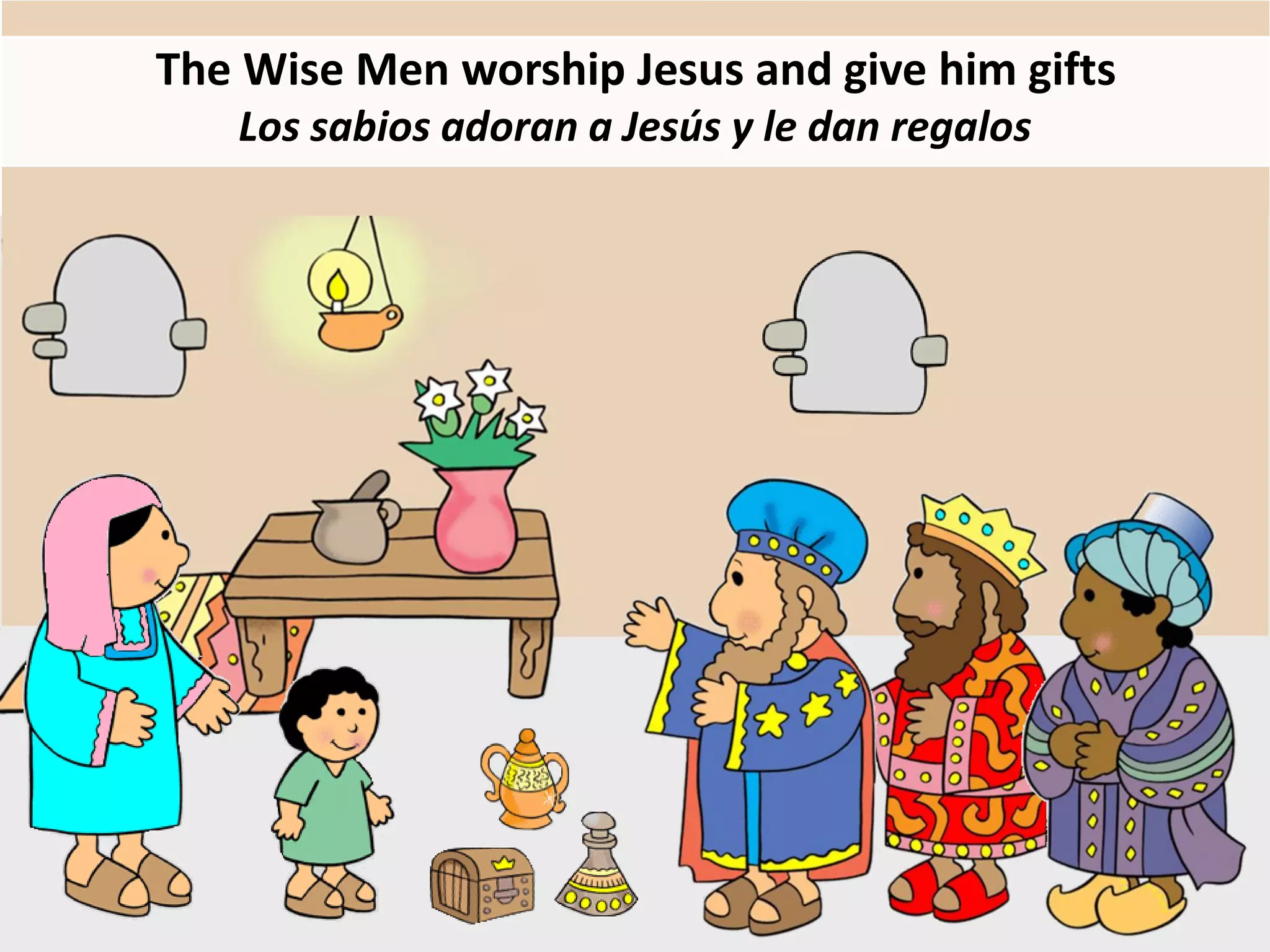 Nativity Flashcards for Little Children - La Natividad: flashcards para ...