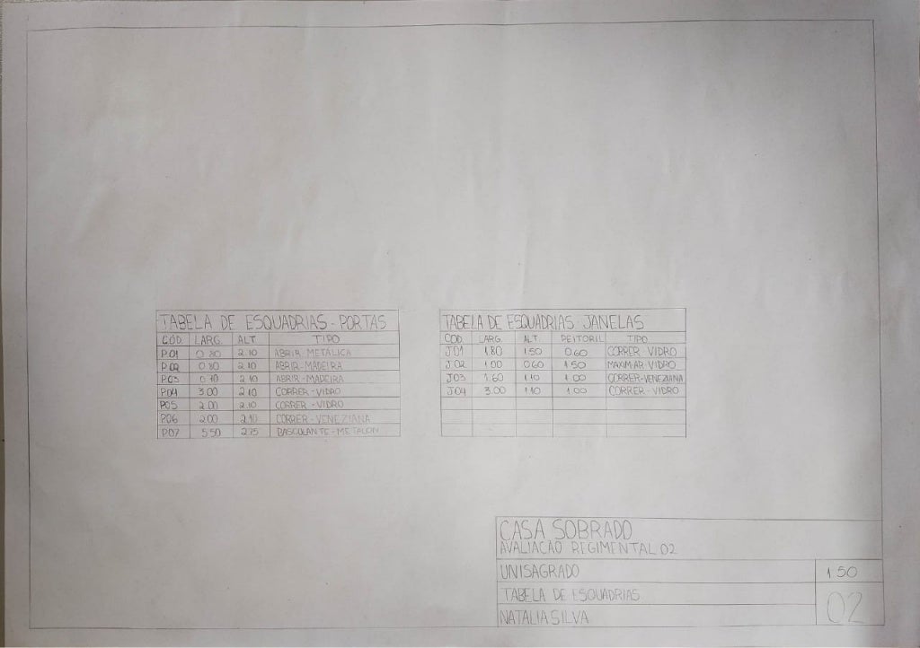 DESENHO TÉCNICO PROVA FINAL | PDF