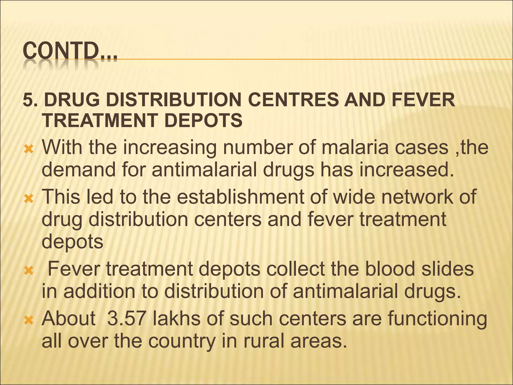 ANTI MALARIA CONTROL PROGRAMME | PPT