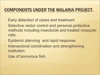 ANTI MALARIA CONTROL PROGRAMME | PPT