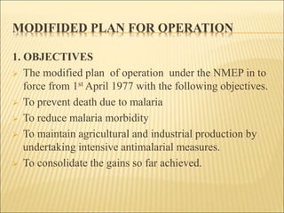 ANTI MALARIA CONTROL PROGRAMME | PPT