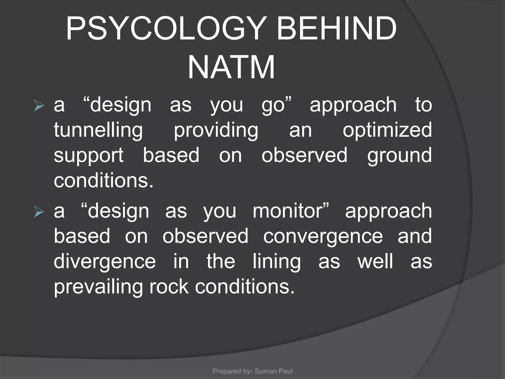 NATM Tunneling ppt | PPT