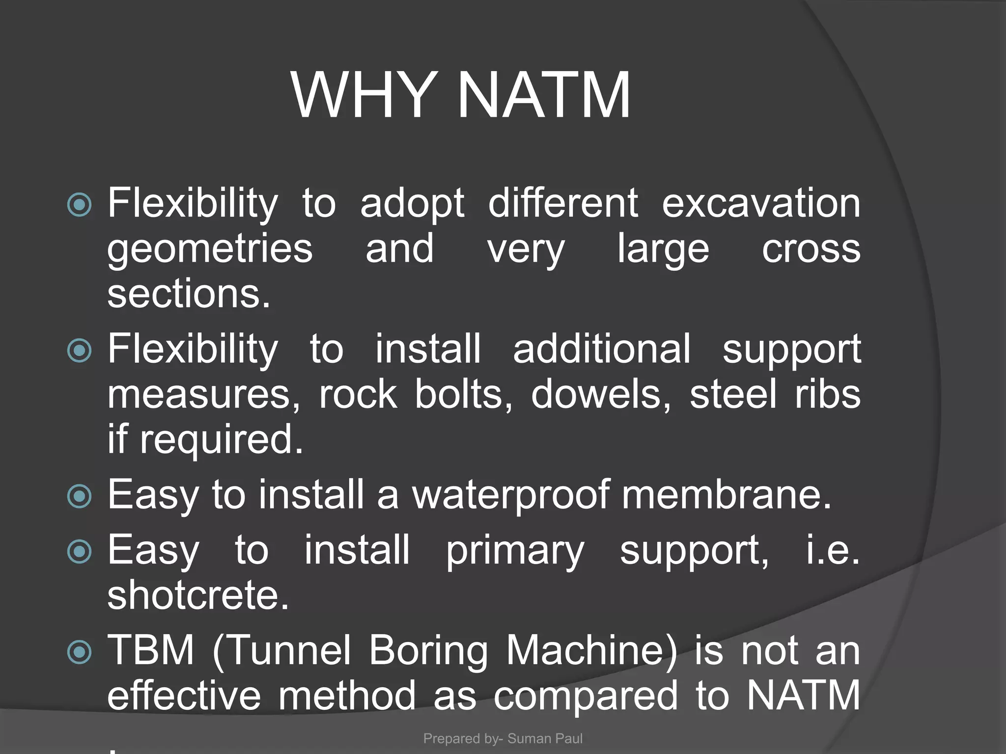 NATM Tunneling ppt | PPT