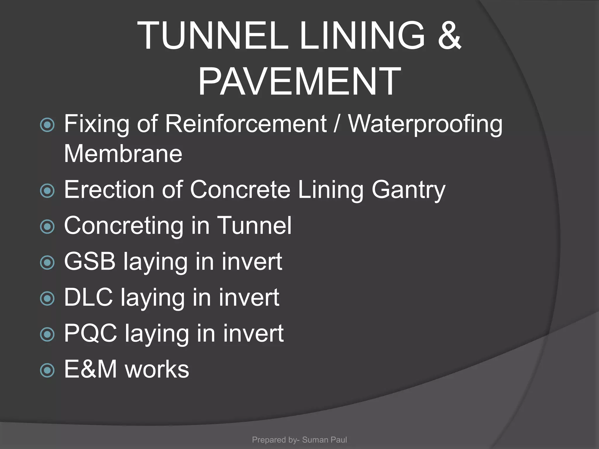 NATM Tunneling ppt | PPT