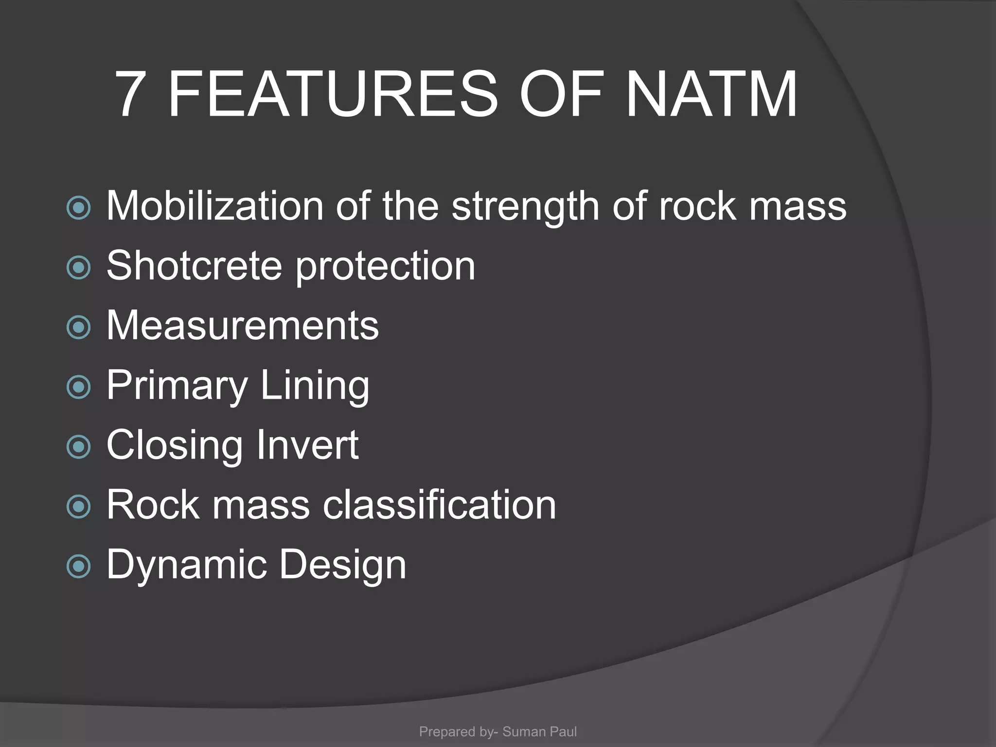 NATM Tunneling ppt | PPT