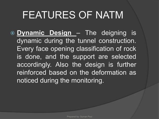 NATM Tunneling ppt | PPT | Civil Engineering Industry | Industries