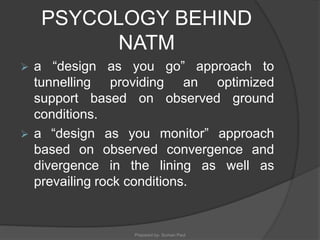 NATM Tunneling ppt | PPT