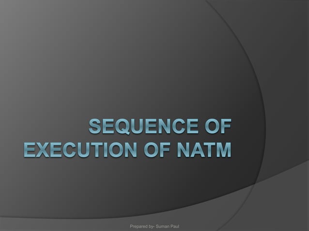 NATM Tunneling ppt | PPT | Civil Engineering Industry | Industries