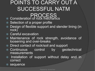 NATM Tunneling ppt | PPT