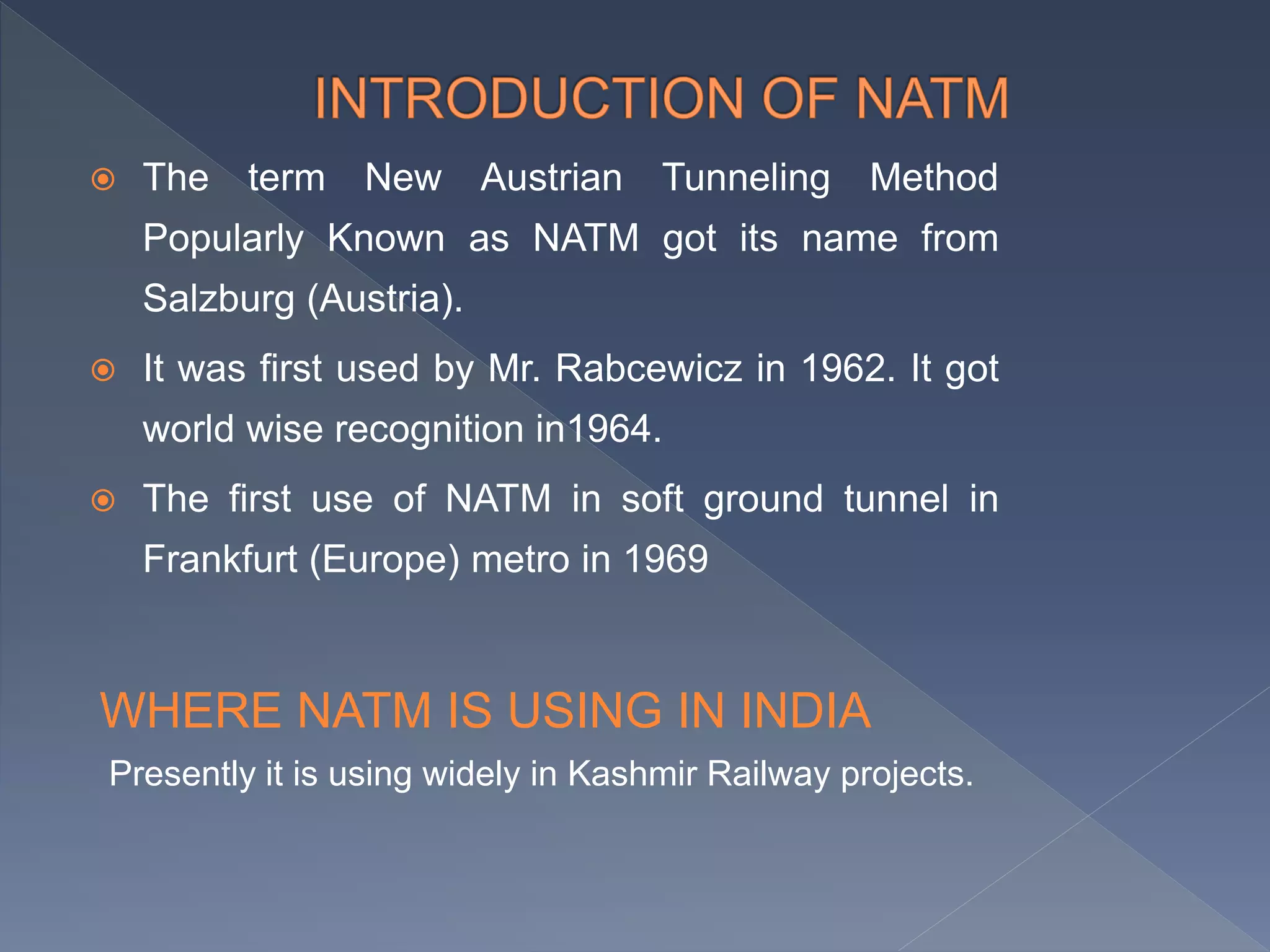 NATM ppt sumit | PPTX