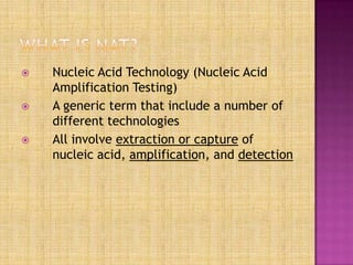 NAAT IN BLOOD BANKING | PPTX