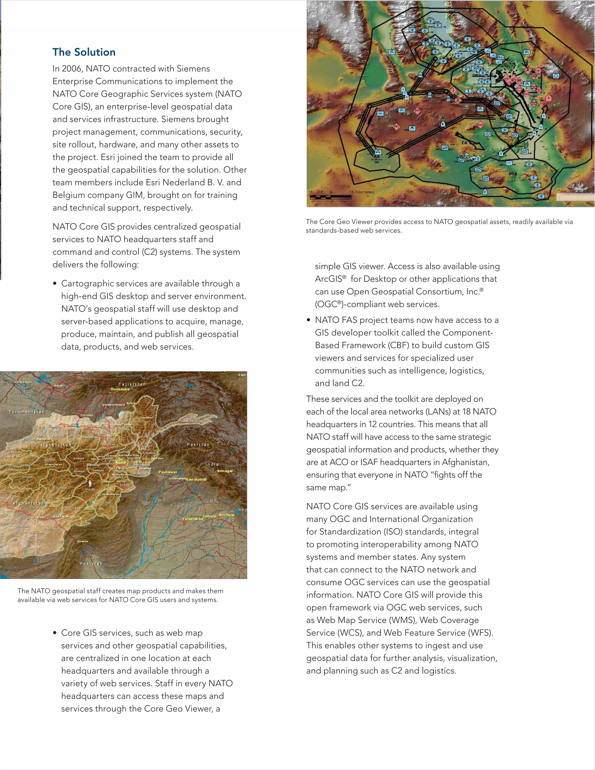 The NATO Core Geographic Services System | PDF