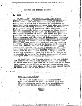 Memorandum on NATO DECLARATION 1974 - CIA DOC | PDF