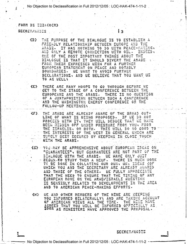Memorandum on NATO DECLARATION 1974 - CIA DOC | PDF