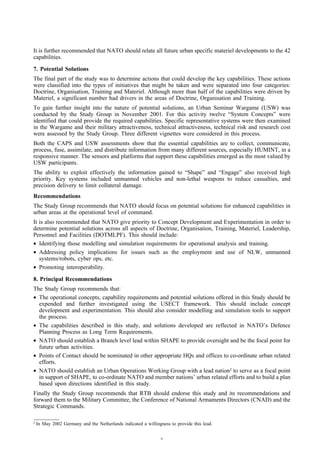 Nato urban strategy | PDF