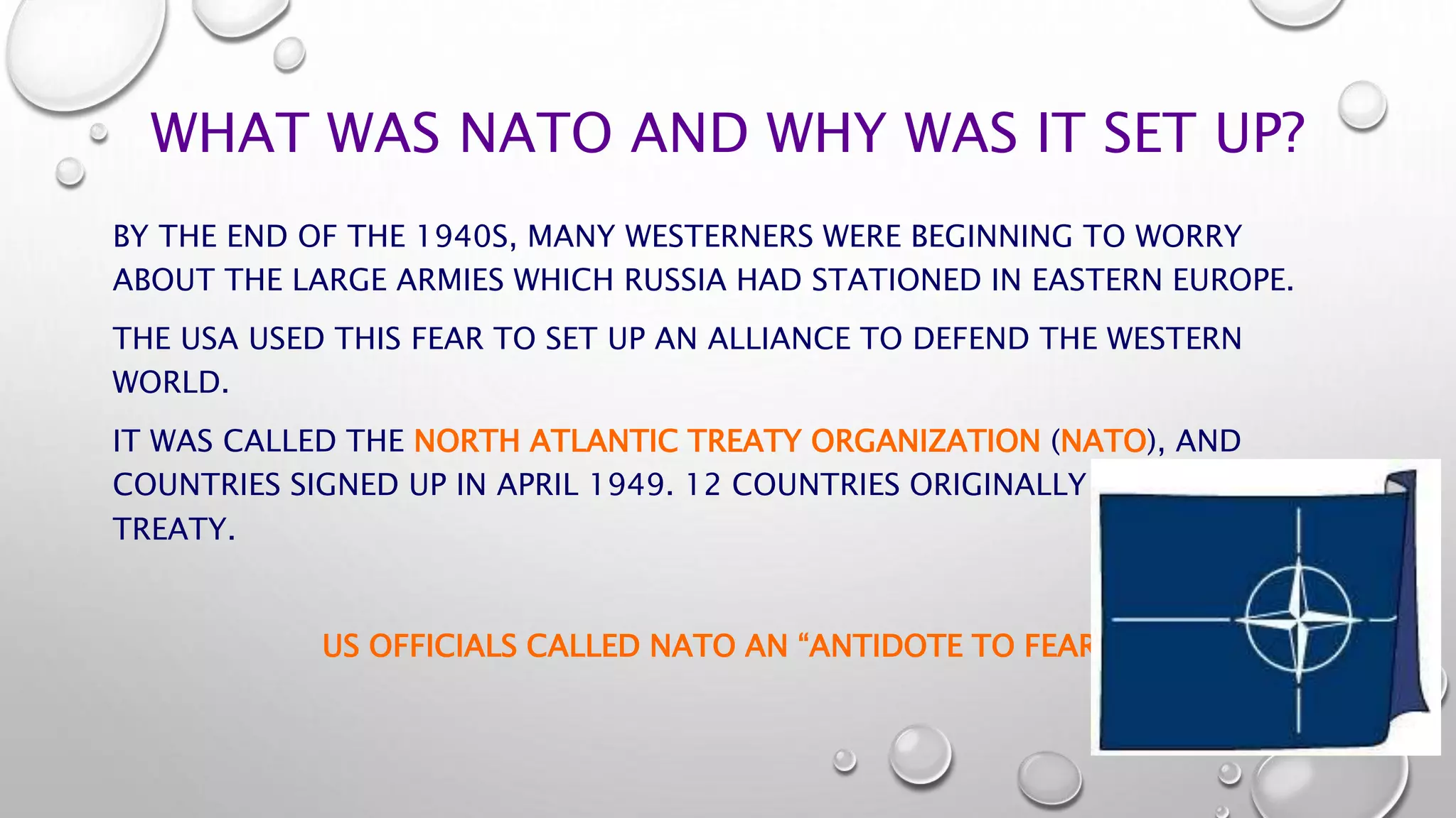 NATO AND WARSAW PACT | PPTX