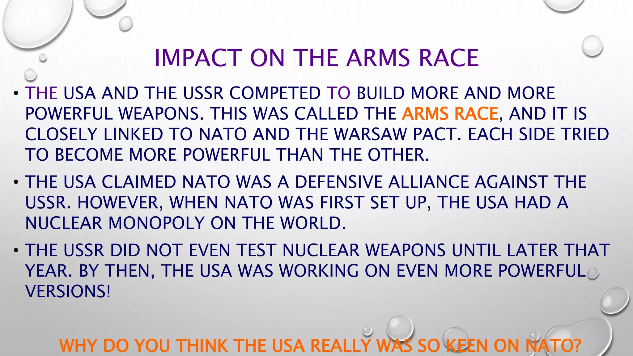 NATO AND WARSAW PACT | PPTX