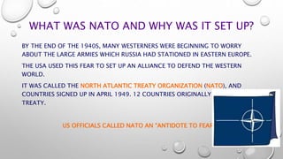 NATO AND WARSAW PACT | PPTX