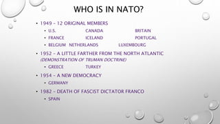 NATO AND WARSAW PACT | PPTX