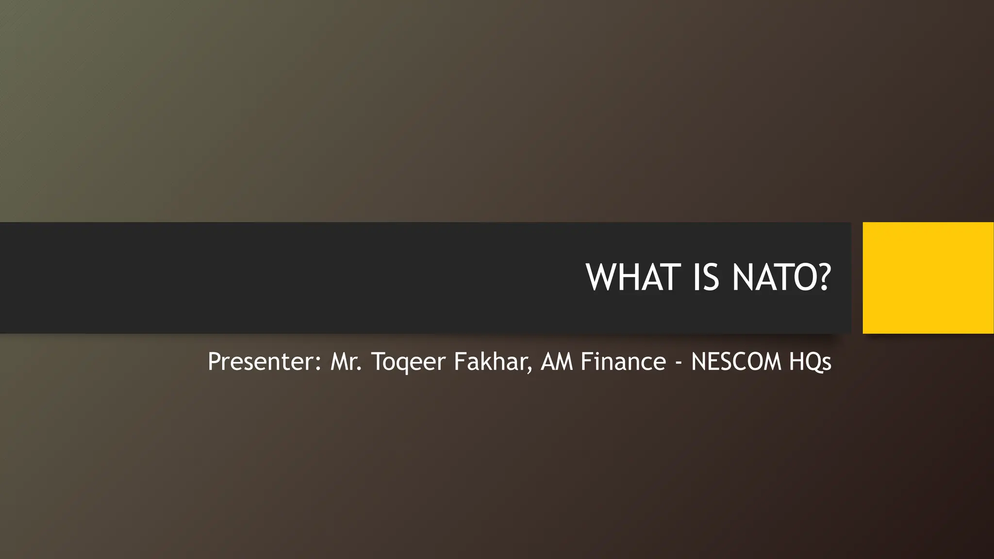 NATO Final Version .pptxwke jddrh dhhdhd | PPT