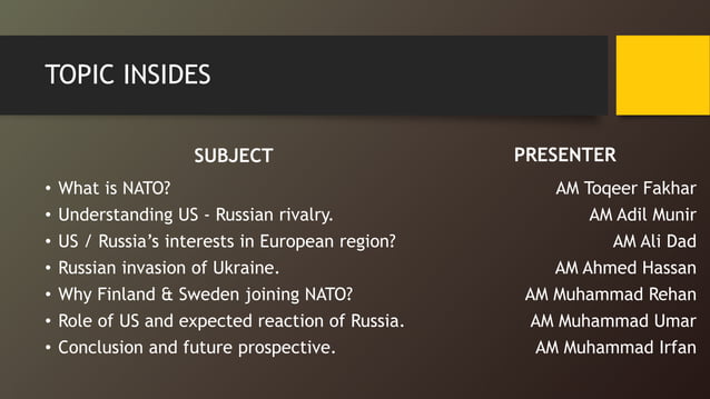 NATO Final Version .pptxwke jddrh dhhdhd | PPT