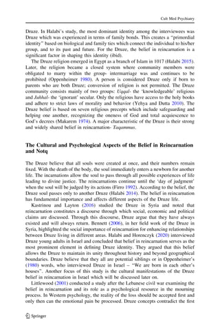 The Phenomenology of 'Solved' Reincarnation Stories Among Druze in ...