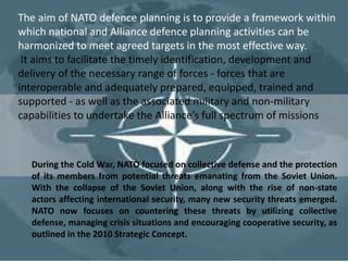 Nato-Defense planning dimension | PPTX
