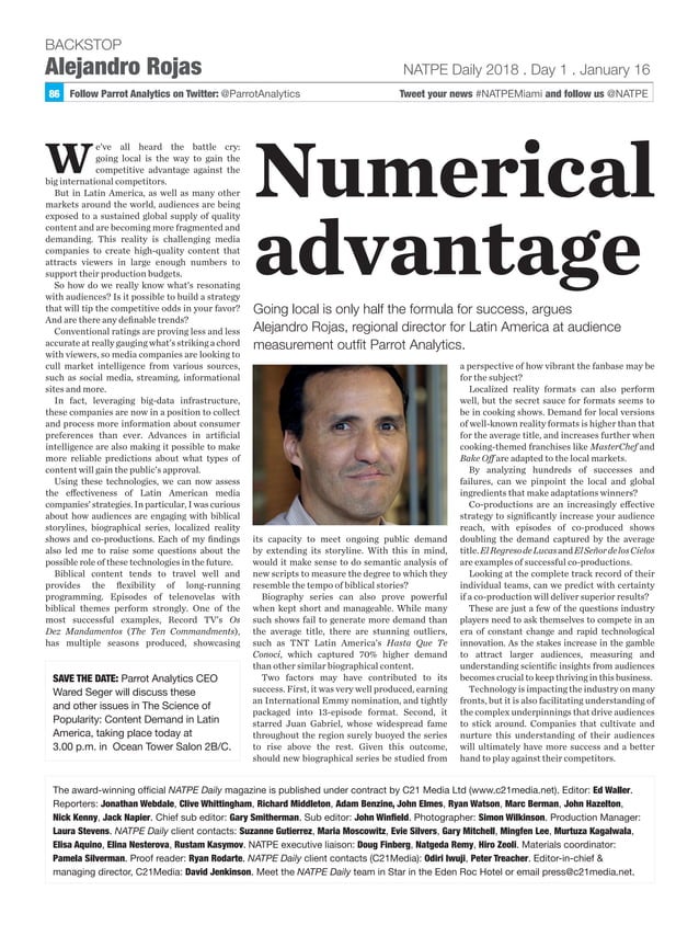 Natpe 2018 article - Numerical Advantage | PDF