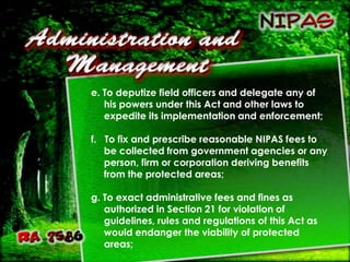 National Integrated Protected Areas | PPTX