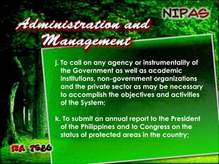 National Integrated Protected Areas | PPTX