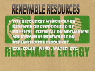 Natural resources | PPT