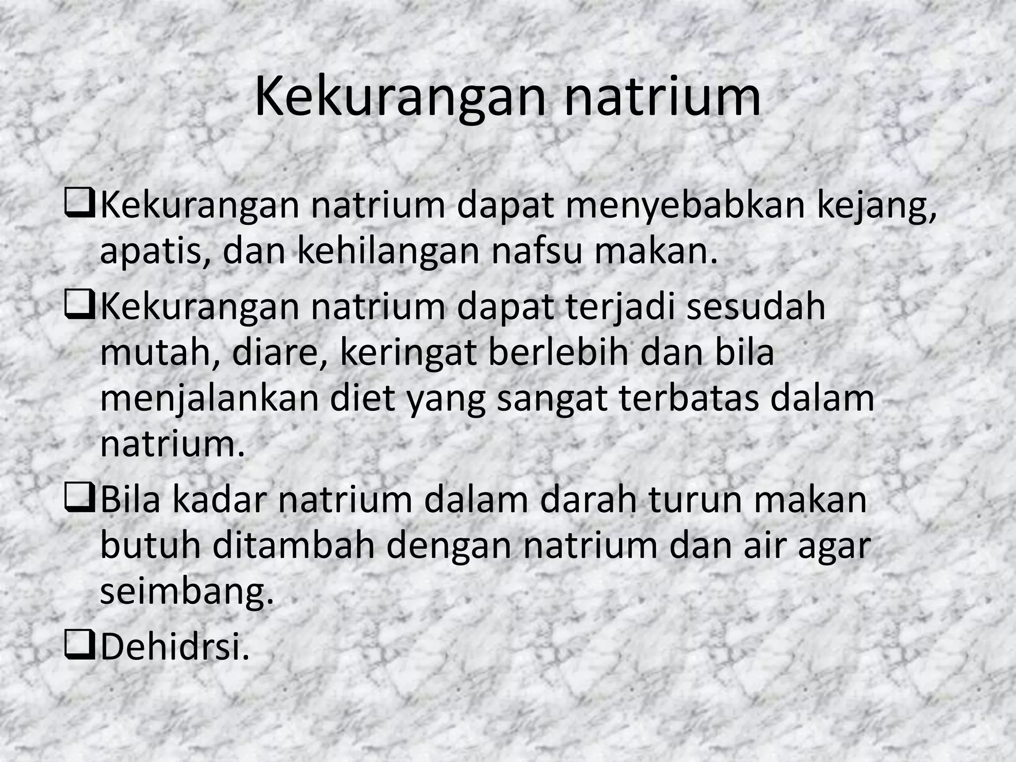 Natrium (na) | PPTX
